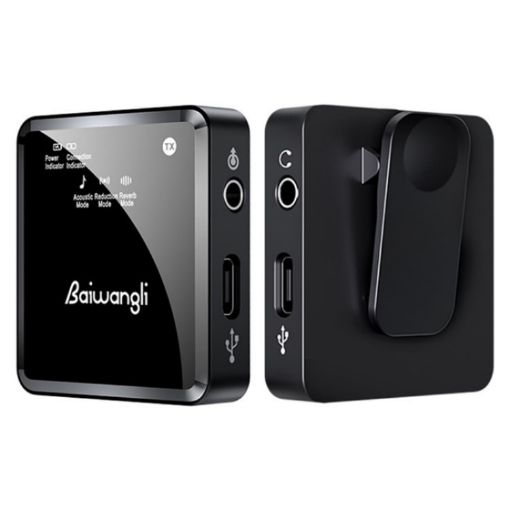 Wireless Lavalier Microphone for USB-C Port - Noise Reduction ...