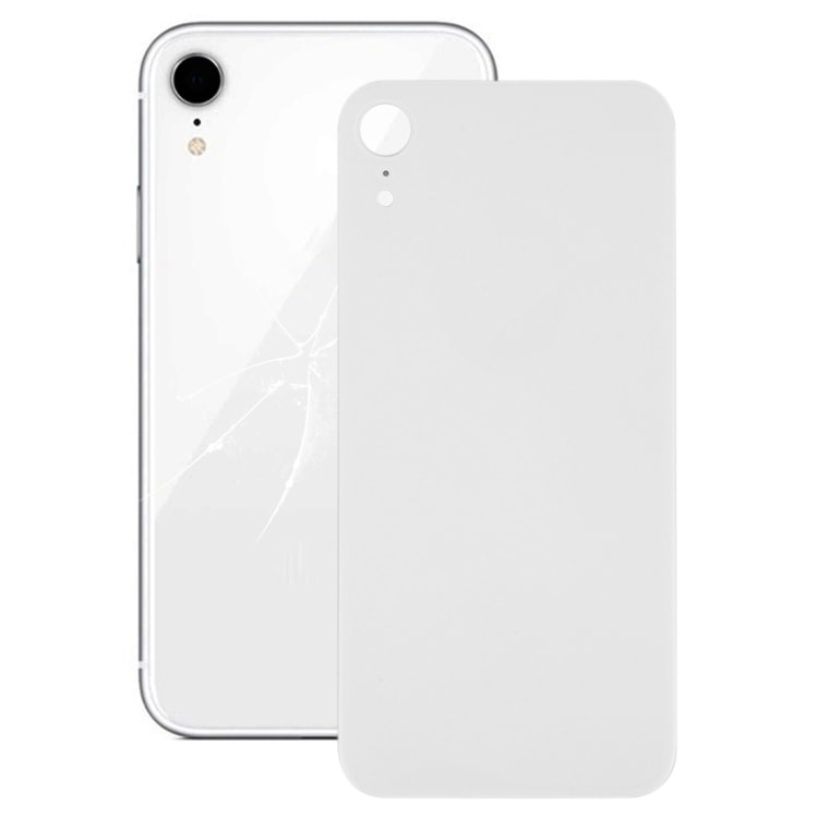 iPhone XR White Replacement Glass Back Cover with Adhesive | Bigupgadgets