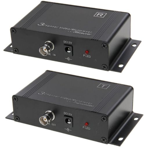 3 Channel Black Multiplexer Transmitter & Receiver | Bigupgadgets