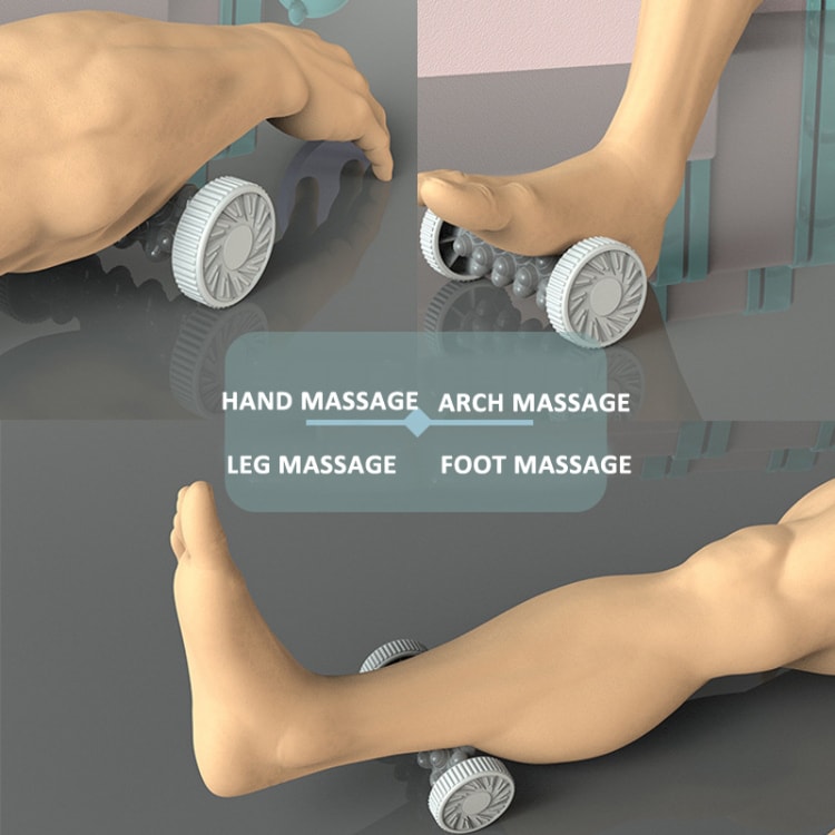 Pink Foot Massage Roller for Home Fitness & Muscle Relaxation ...